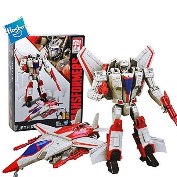 Hasbro | Toys | Hasbro Transformers Jetfire Figure Red White And Blue ...